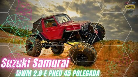 Suzuki Samurai Motor Mwm Eixos Dstrac76 Direcional E Pneu 45 Polegadas