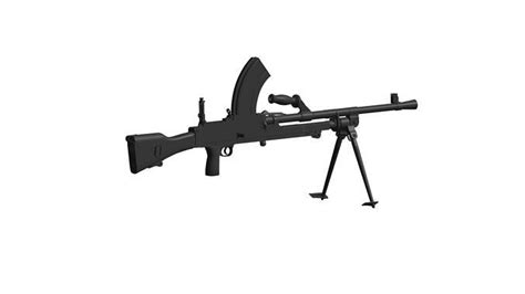 Bren Mk Ii Machine Gun 3d Model Cgtrader