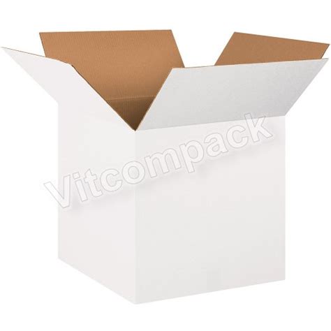 14 X 14 X 14 White Corrugated Boxes