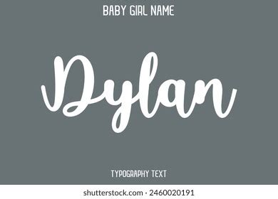 Dylan In Cursive Font