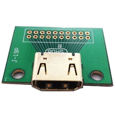 HDMI Female Connector Breakout Board 2 54mm Pitch Breakout Header Buy Online At HUBTRONICS