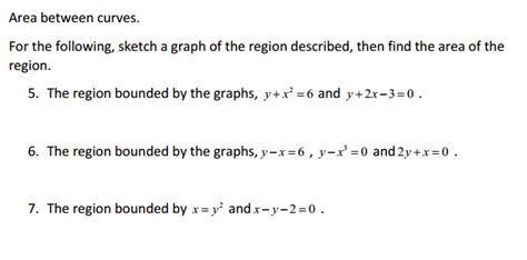 Solved Area Between Curves For The Following Sketch A Chegg Com