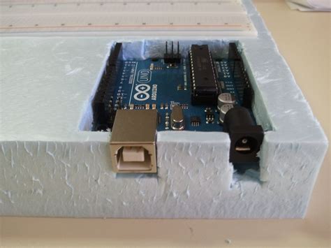Arduino Prototyping Stand From Carved Foam Instructables