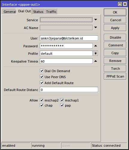 Konfigurasi Pppoe Client Pada Mikrotik Blog Febriyan
