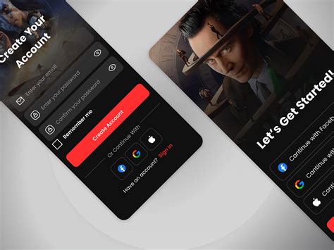 movie recommendation app on behance
