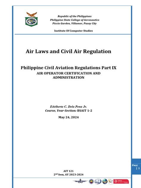 pcar part 9 pdf regulatory compliance safety