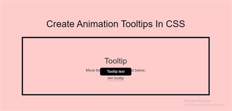 How To Create Animation Tooltips In Css With Example Css Create