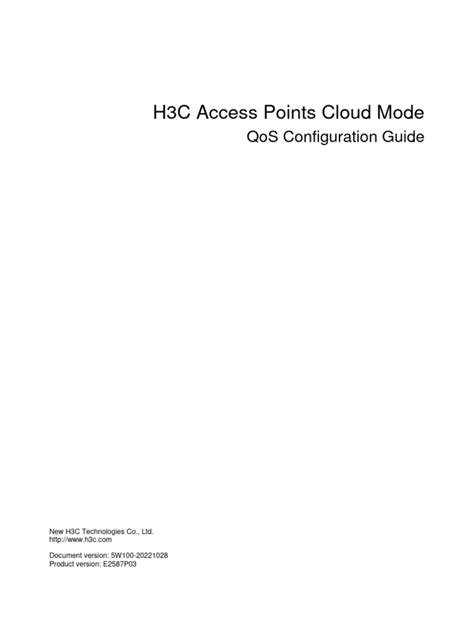 ap qos configuration guide pdf quality of service computer network
