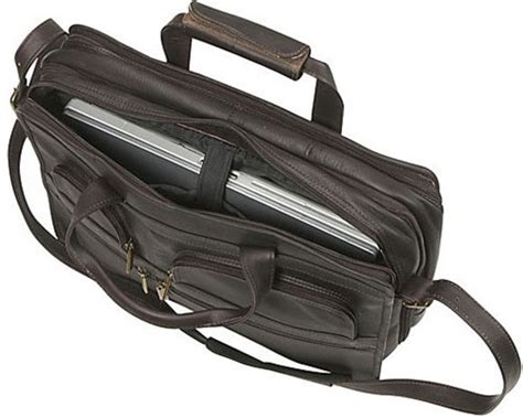 Edmond Leather Expandable Business Briefcase El 291