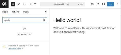 Block Directory – Documentation – WordPress.org