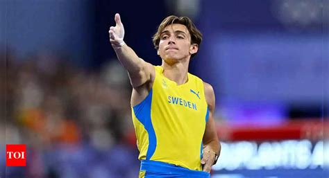 When Armand Duplantis Did The Yusuf Dikec Pose At Paris Olympics Paris Olympics 2024 News