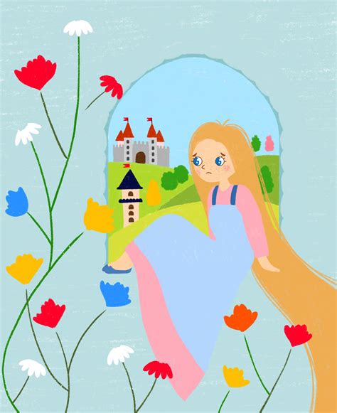 Rapunzel Book Cover Behance