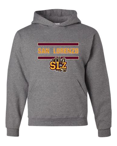 San Lorenzo Grizzlies Slz Script Mascot 4 Mens Premium Hoodie San