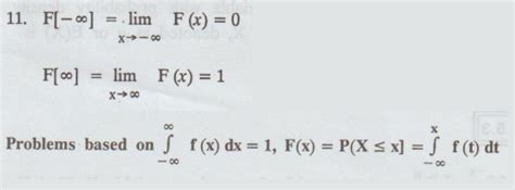 Ii Continuous Random Variables Formula Solved Example Problems