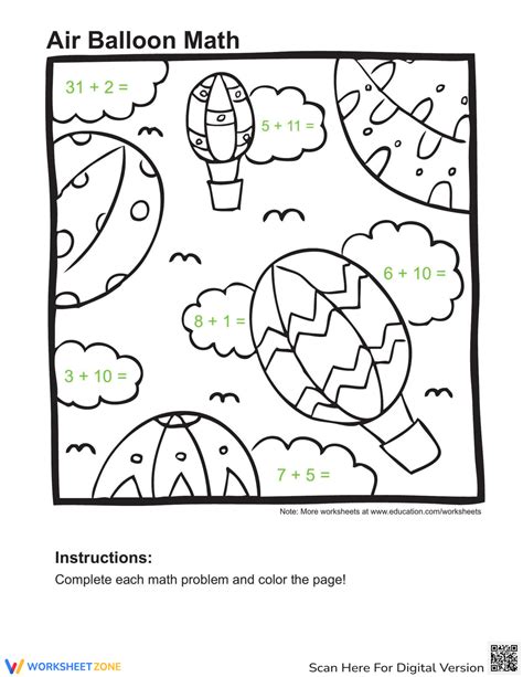 Math Problem Coloring Sheets 2025