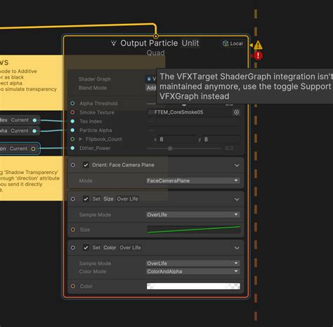 The Vfxtarget Shadergraph Integration Isnt Maintained Anymore Unity