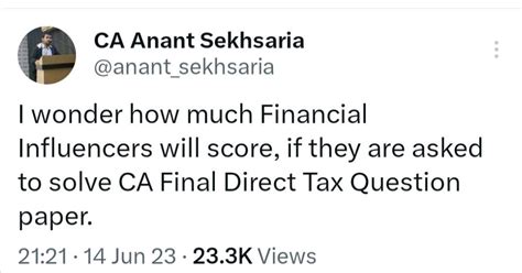 Kaushal Soni On Linkedin Recently I Came Across This Tweet And I Couldnt Stop Laughing The Tax