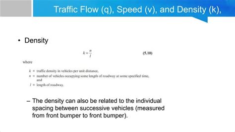 Fundamentals Of Traffic Flow And Queuing Theorypdf Physics Science