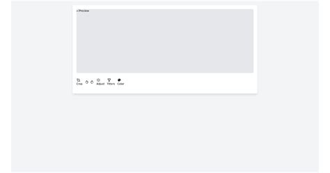 Photo Editing Toolbar Free React Tailwind Component