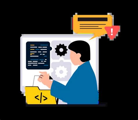 Best Male Web Developer Solving Bug Illustration Download In Png And Vector Format