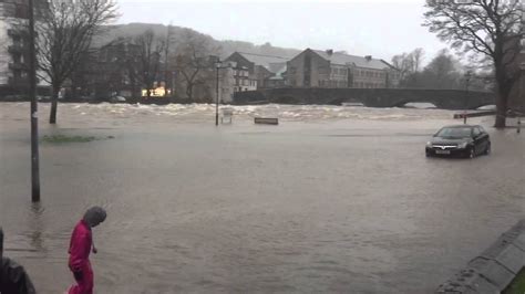 Floods Gooseholme Park Kendal Th Dec YouTube
