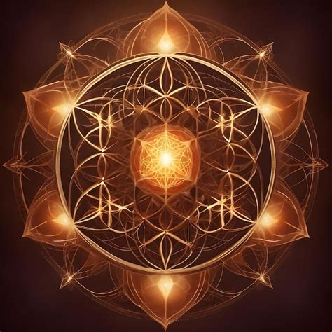 Neural Network Imagery With The Flower Of Life Sacred Geometry Ai