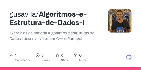 GitHub gusavila Algoritmos e Estrutura de Dados I Exercícios da matéria Algoritmos e
