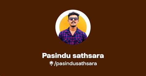 pasindu sathsara instagram facebook tiktok linktree
