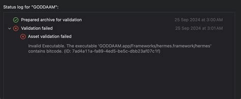 invalid executable the excecutabl… apple developer forums