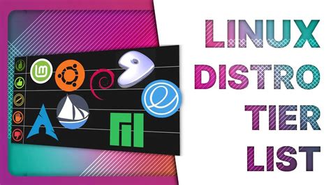 Ranking Linux Distributions For Not Your Average Tier List