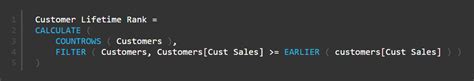 Using Variables In DAX Excelerator BI