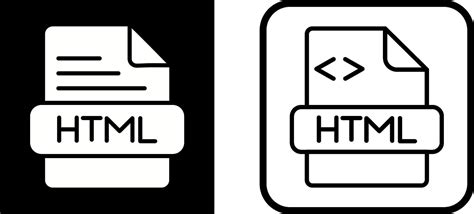 Html Vector Icon 42513772 Vector Art At Vecteezy