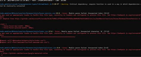 Theia Core Is Not Working In Installing In Angular · Eclipse Theia