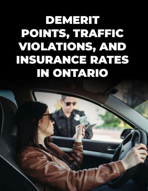 Learn About Demerit Points Traffic Violations Fighting Tickets In