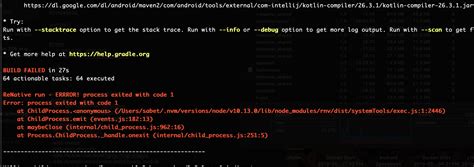 Android Build Failed Gradel Version · Issue 112 · Flexn Iorenative