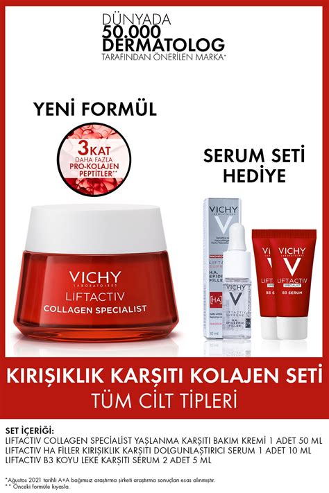 Vichy Liftactiv Collagen Specialist Kırışıklık Karşıtı Kolajen Seti ...