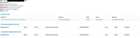 unused spark worker stack overflow
