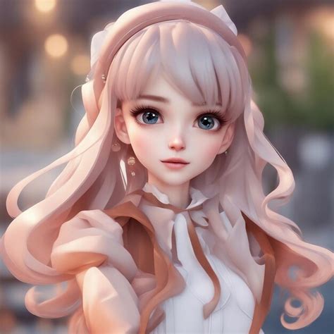 Premium Ai Image 3d Cartoon Cute Girl Game