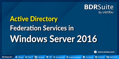 Active Directory Federation Services In Windows Server
