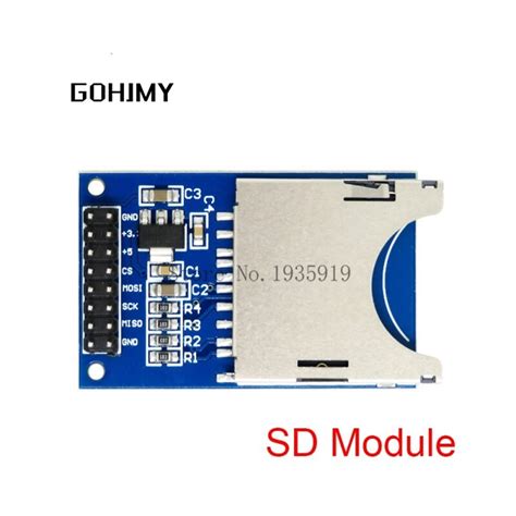 Micro Sd Tf Card Memory Shield Module Spi Micro Sd Adapter For Arduino