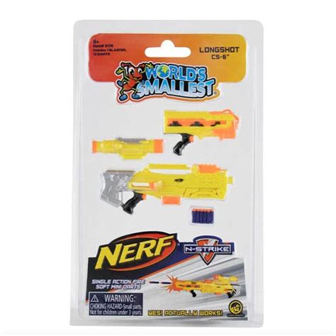 Worlds Smallest Nerf Gun Tiny Nerf Gun Blaster Off The Wagon Shop