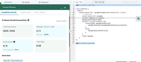 Mergeintervals Greedyalgorithm Cplusplus Dsa 160daysofcode
