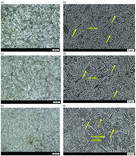 Microstructure Of Ingot No 3 After Quenching And Tempering A At 200