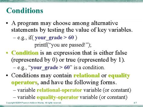 chapter 4 selection structures if and switch statements