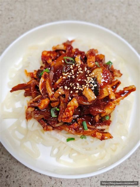 편스토랑 류수영 오징어볶음 오징어볶음칼국수 만드는 법 오징어요리 칼국수요리 한그릇요리 오징어덮밥 술안주