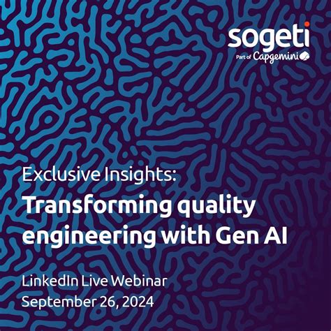 Sogeti On Linkedin Qualityreimagined Genaiamplifier Genai Qualityengineering…