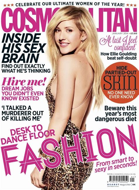 Ellie Goulding Cosmopolitan Uk Magazine January 2014 Magazine