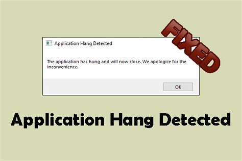 Experiencing Application Hang Detected Fix With 4 Ways