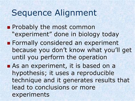 Introduction To Sequence Alignment Pptx