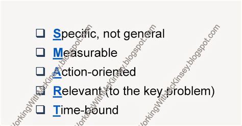 Working With Mckinsey What Is A Smart Problem Statement At Mckinsey Working With Mckinsey What Is A Smart Problem Statement At Mckinsey